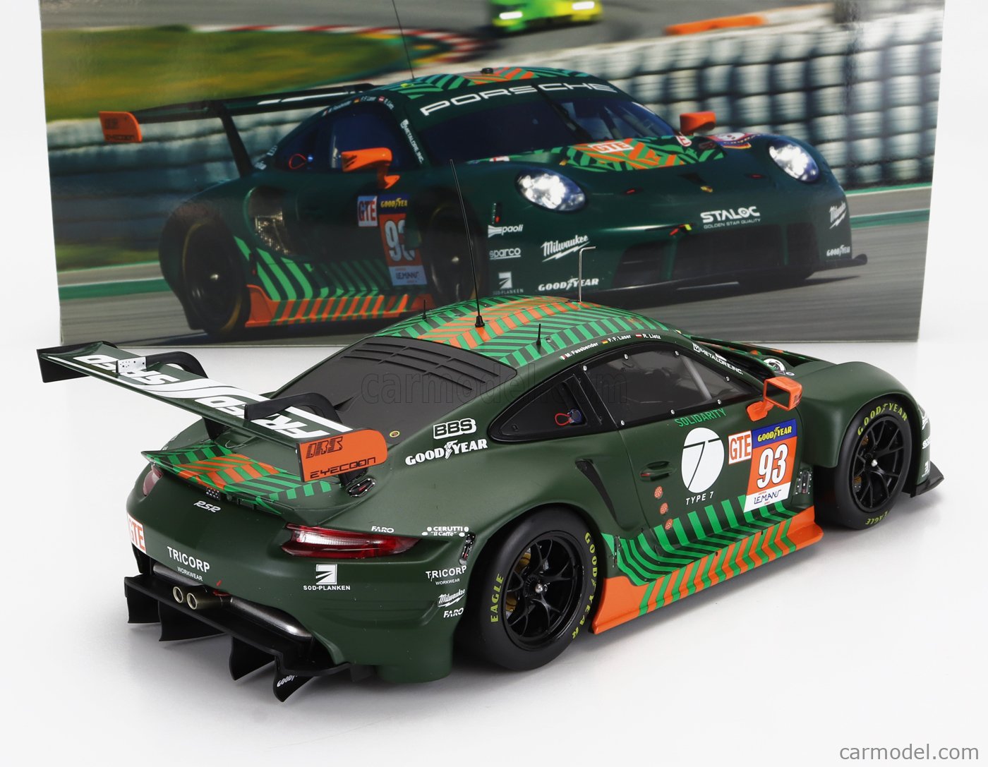 IXO-MODELS LEGT18-23016 Scale 1/18 | PORSCHE 911 991-2 RSR TEAM PROTON ...