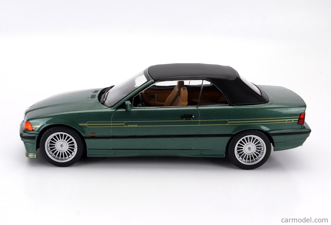 MCG MCG18321 Scale 1/18 | BMW 3-SERIES B3 3.2 (E36) ALPINA CABRIOLET 1995 GREEN