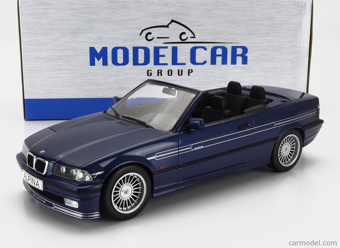 MCG MCG18320 Scale 1/18 | BMW 3-SERIES B3 3.2 (E36) ALPINA CABRIOLET 1995 BLUE