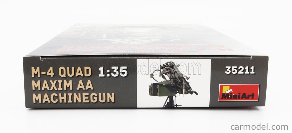 MINIART 35211 Scale 1/35 | ACCESSORIES M-4 QUAD MAXIM AA MACHINEGUN ...