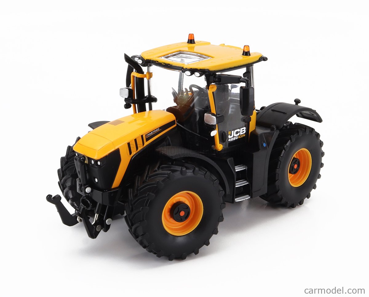 BRITAINS 43355 Scale 1/32 | JCB 4220 FASTRAC ICON TRACTOR 2020 YELLOW BLACK
