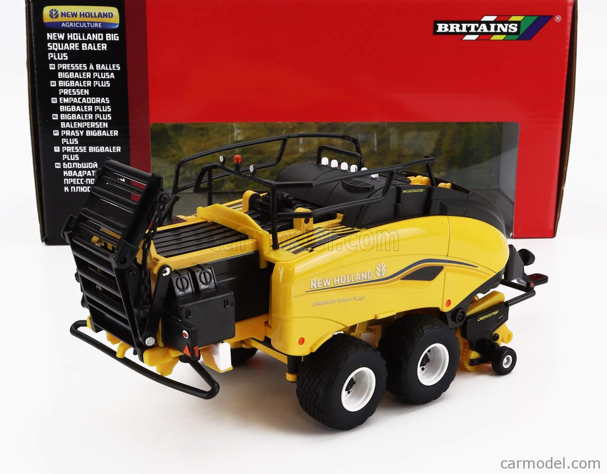 BRITAINS 43266 Scale 1/32 | NEW HOLLAND TRAILER BIG SQUARE BALER PLUS ...