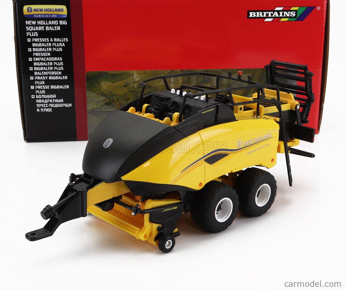 BRITAINS 43266 Scale 1/32 | NEW HOLLAND TRAILER BIG SQUARE BALER PLUS ...
