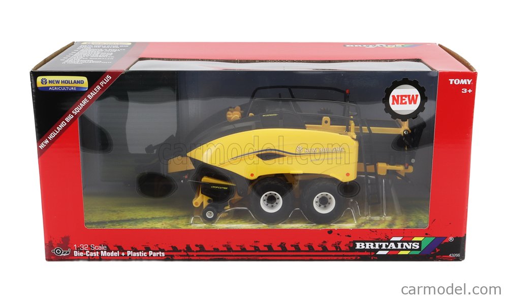 BRITAINS 43266 Scale 1/32 | NEW HOLLAND TRAILER BIG SQUARE BALER PLUS ...