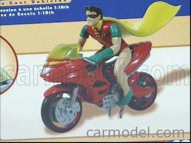 CORGI 77407 Scale 1/16 | BATMAN THE ROBIN MOTORCYCLE RED
