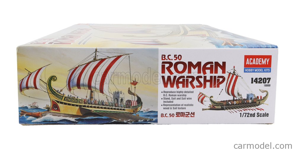 ACADEMY AC14207 Scale 1/72 | WARSHIP ROMAN WARSHIP B.C.50
