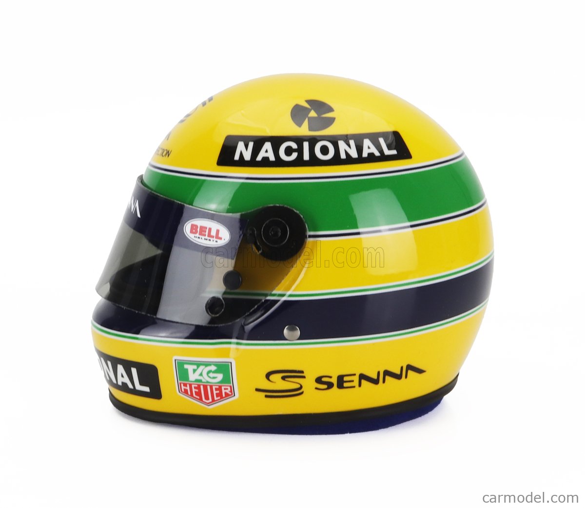 MINI HELMET 4100323 Escala 1/2 | BELL HELMET CASCO HELMET F1 AYRTON ...