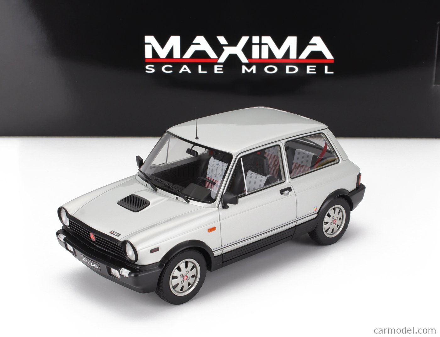 MAXIMA MAX007003 Scale 1/18 | AUTOBIANCHI A112 ABARTH VII-SERIES 1984 SILVER