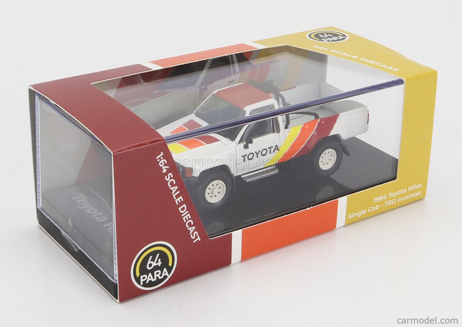 PARAGON-MODELS PA-55525 Scale 1/64 | TOYOTA HILUX PICK-UP LHD 1984 WHITE