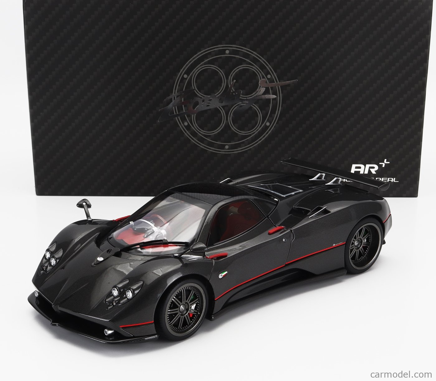 ALMOST-REAL ALM850410001 Escala 1/18 | PAGANI ZONDA F 2005 BLACK GLOSS ...