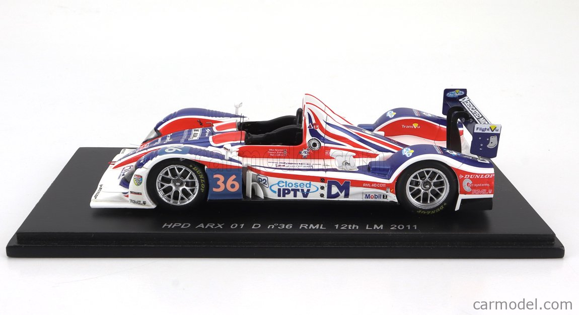 SPARK-MODEL S2534 Scale 1/43 | HPD HPD HR28TT 2.8L V6 TEAM RML N 36 24h ...