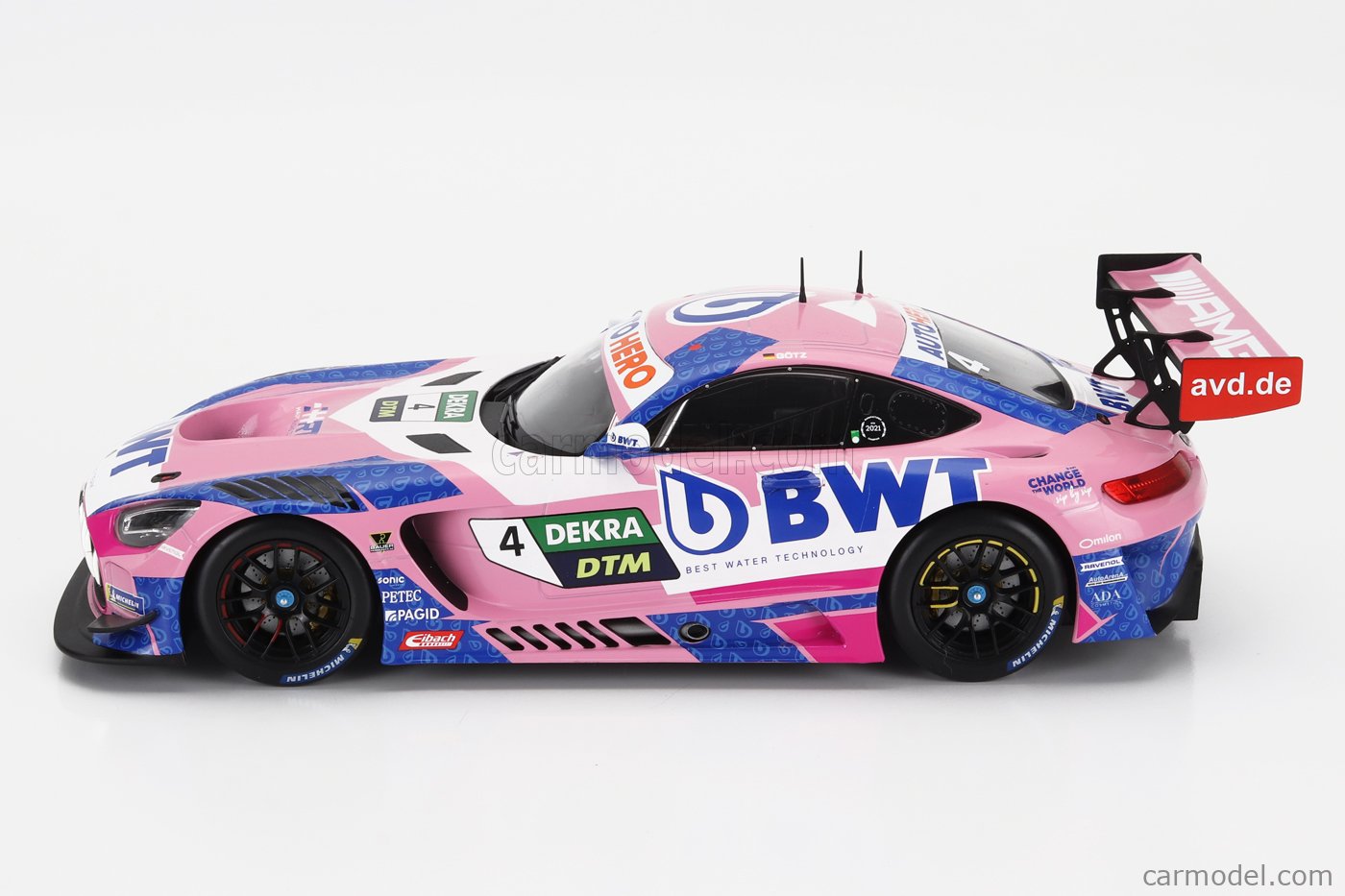 IXO-MODELS HRT-I-AMG-21-1804-DT Scale 1/18 | MERCEDES BENZ AMG GT3 EVO TEAM HRT N 4 WINNER DTM ...