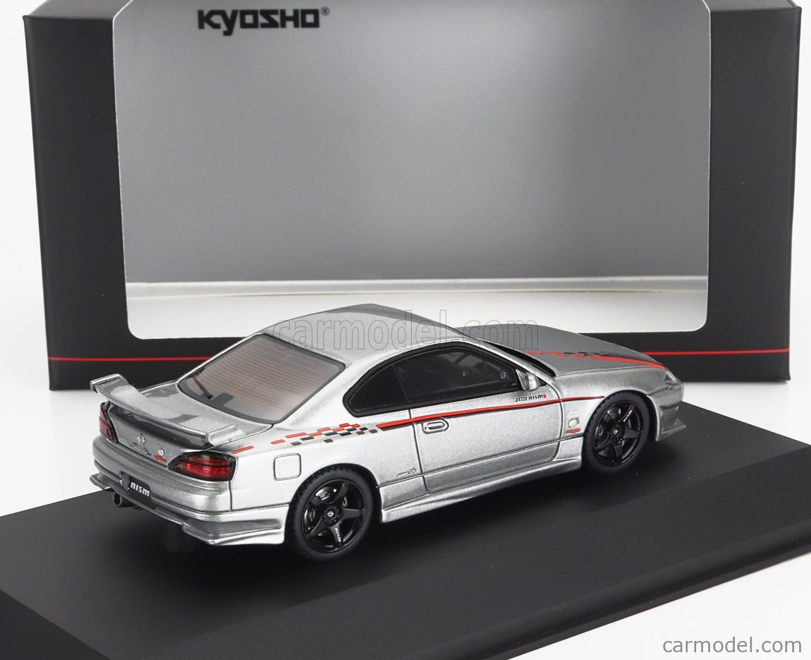 KYOSHO KSR43125S Scale 1/43 | NISSAN SILVIA (S15) COUPE SPEC-R 1999 SILVER