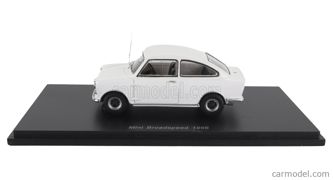 SPARK-MODEL S1511 Масштаб 1/43 | MINI BROADSPEED 1966 ENGLISH WHITE