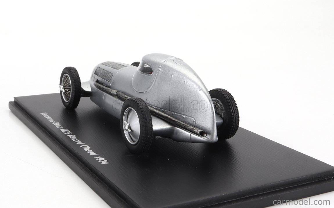 SPARK-MODEL S1030 Escala 1/43 | MERCEDES BENZ W25 RECORD CLOSED 1934 SILVER