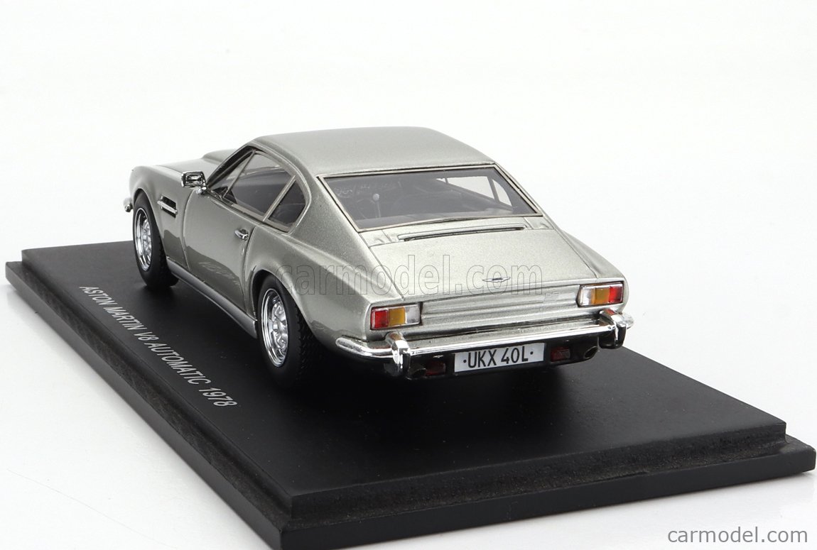 SPARK-MODEL S0575 Echelle 1/43 | ASTON MARTIN V8 AUTOMATIC 1978 SILVER
