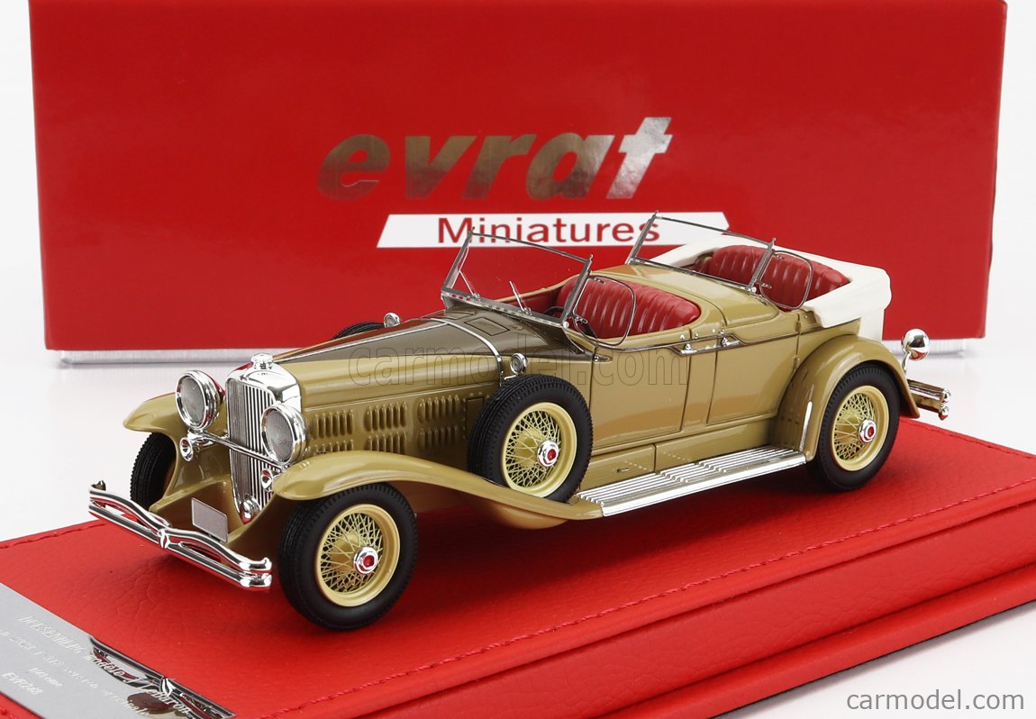 EVRAT EVR248 Scale 1/43 | DUESENBERG J-318 LE BARON PHAETON sn2323 ...