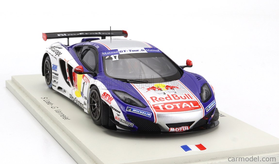 SPARK-MODEL SF067 Scale 1/43 | McLAREN MP4-12C RED BULL N 17 FRENCH GT ...