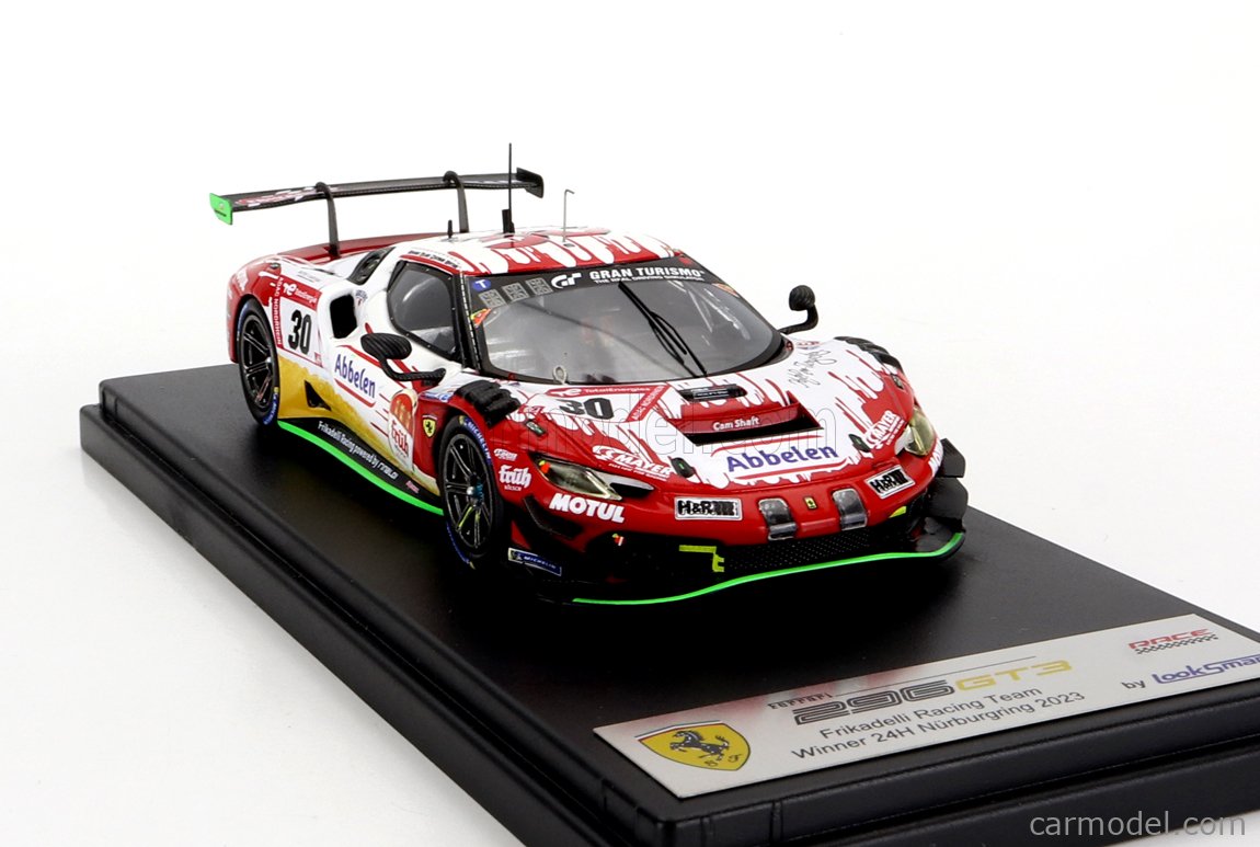 LOOKSMART LSRC171 Scala 1/43 | FERRARI 296 GT3 3.0L TWIN TURBO V6 TEAM ...