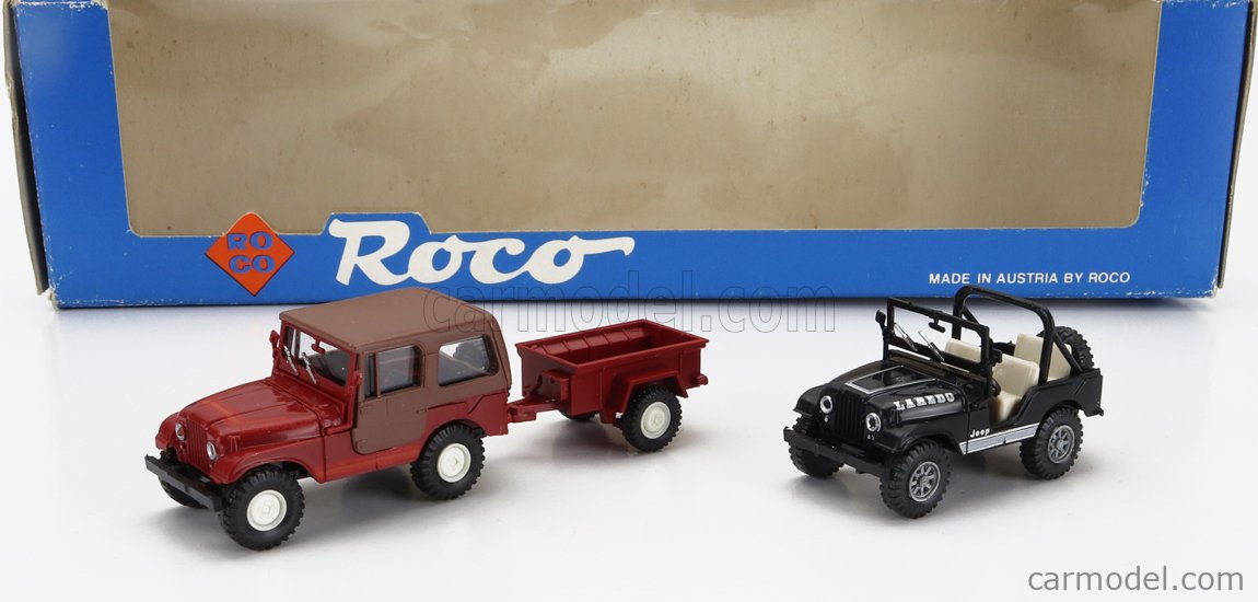 ROCO MINIATUR MODEL HO1711 Scale 1/87 | JEEP SET 2X RENEGADE SOFT-TOP ...