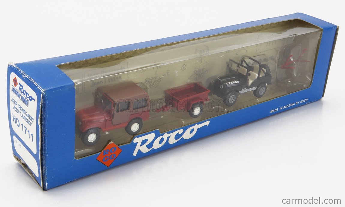 ROCO MINIATUR MODEL HO1711 Scale 1/87 | JEEP SET 2X RENEGADE SOFT-TOP ...