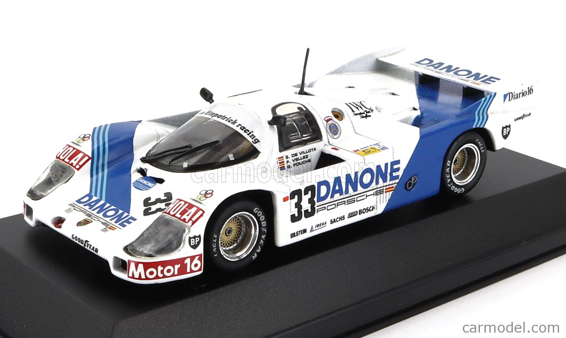QUARTZO 39005 Масштаб 1/43 | PORSCHE 956B 2.6L TEAM DANONE PORSCHE ...