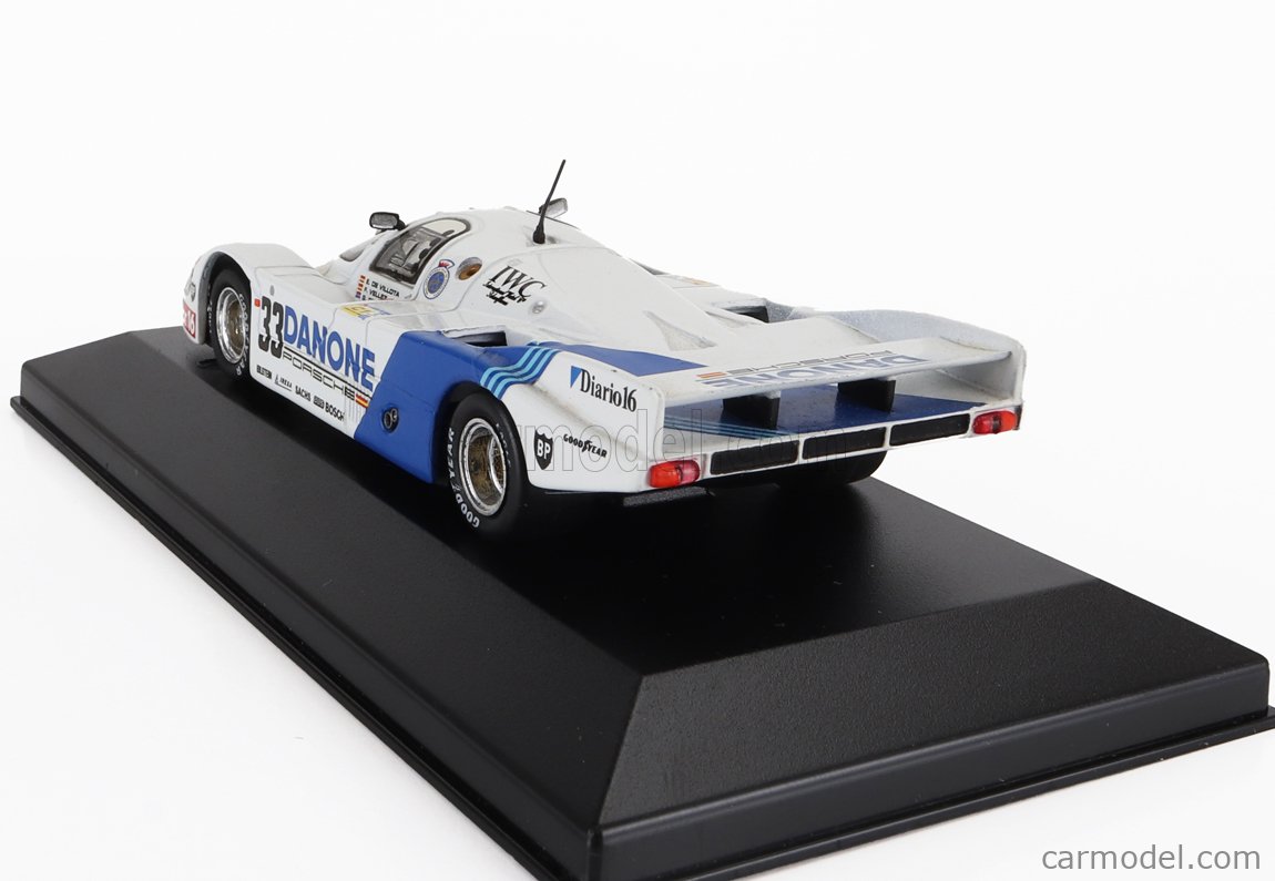 QUARTZO 39005 Масштаб 1/43 | PORSCHE 956B 2.6L TEAM DANONE PORSCHE ...