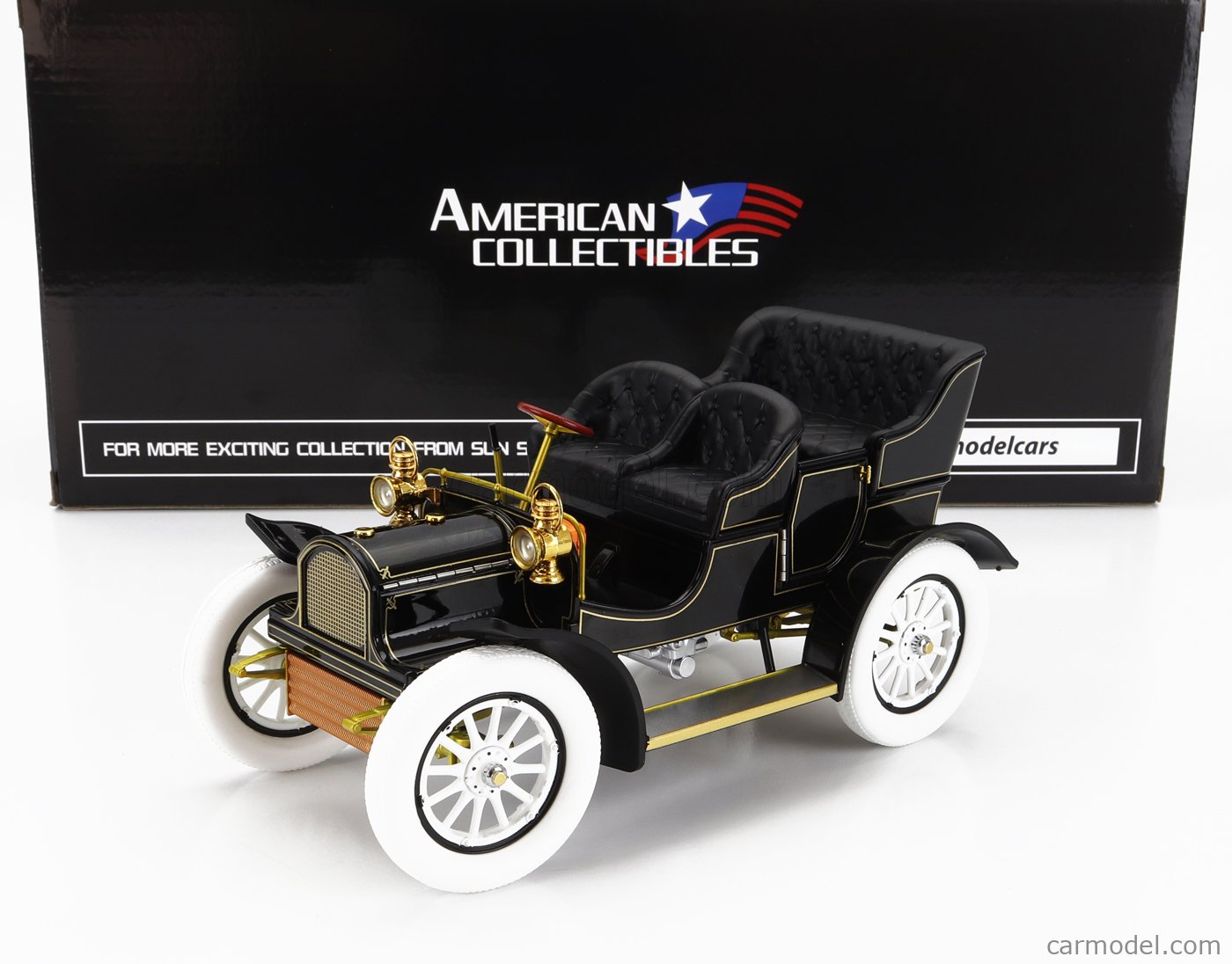 SUN-STAR 05721 Scale 1/18 | BUICK MODEL B OPEN 1904 BLACK