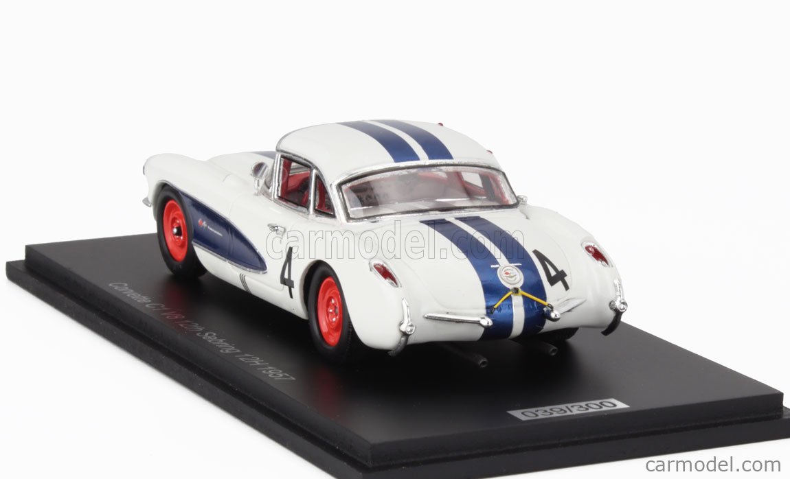SPARK-MODEL US187 Echelle 1/43 | CHEVROLET CORVETTE C1 TEAM JOHN FITCH ...