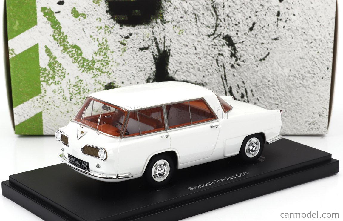 AUTOCULT ATC06061 Scale 1/43 | RENAULT PROJET 600 FRANCE 1957 WHITE RED