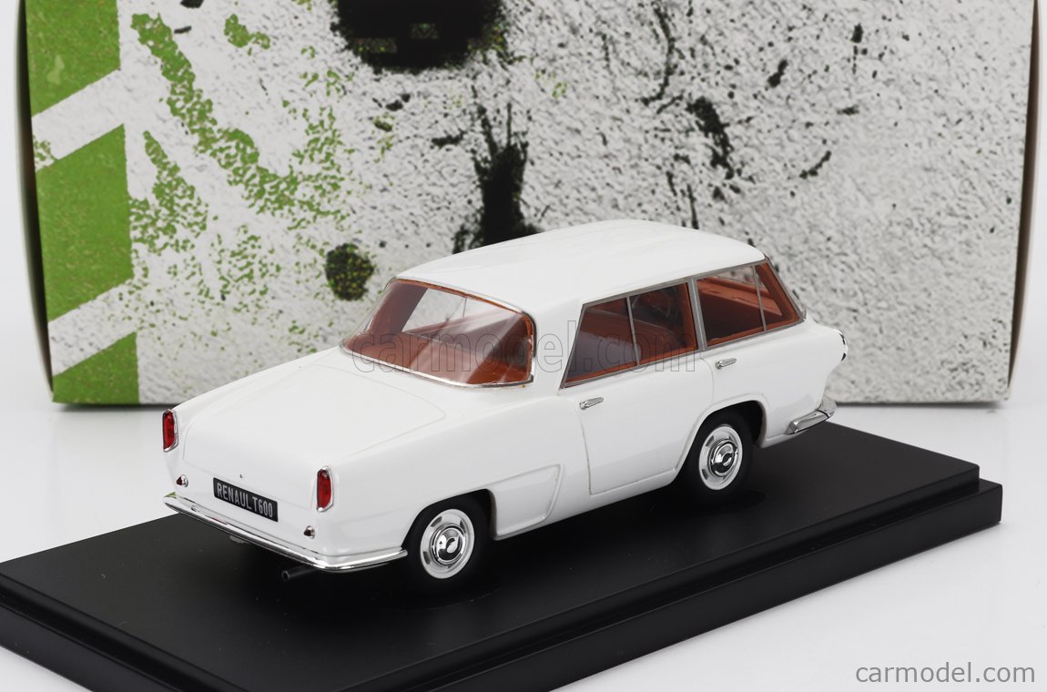 AUTOCULT ATC06061 Scale 1/43 | RENAULT PROJET 600 FRANCE 1957 WHITE RED