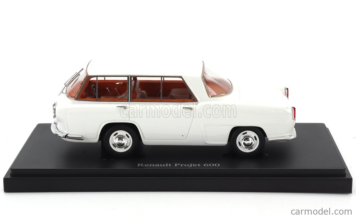 AUTOCULT ATC06061 Scale 1/43 | RENAULT PROJET 600 FRANCE 1957 WHITE RED
