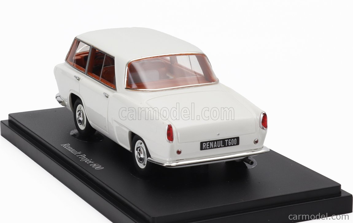 AUTOCULT ATC06061 Scale 1/43 | RENAULT PROJET 600 FRANCE 1957 WHITE RED