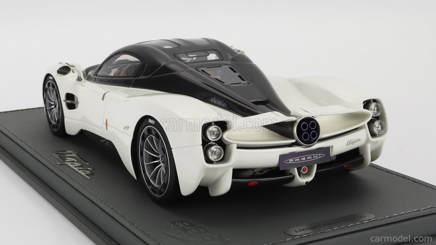 BBR-MODELS P18223C-VET Scale 1/18 | PAGANI UTOPIA 2022 - CON VETRINA - WITH SHOWCASE BIANCO ...