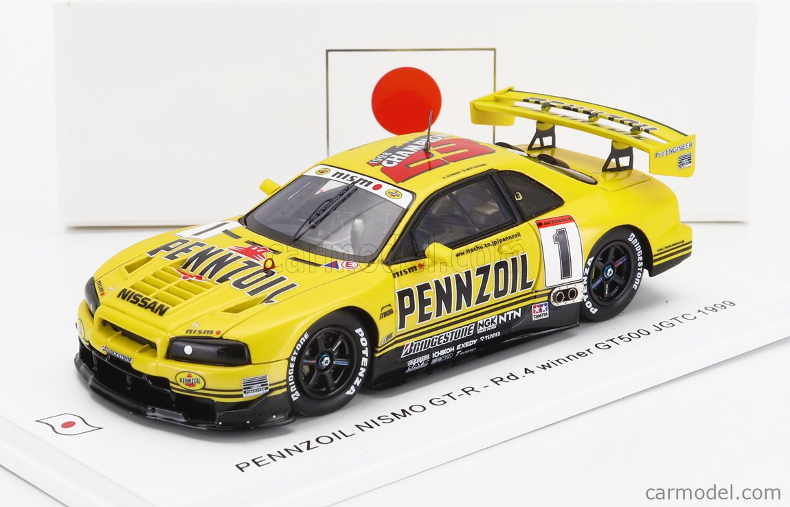 SPARK-MODEL SJ163 Echelle 1/43 | NISSAN SKYLINE GT-R (R34) N 1 WINNER ...