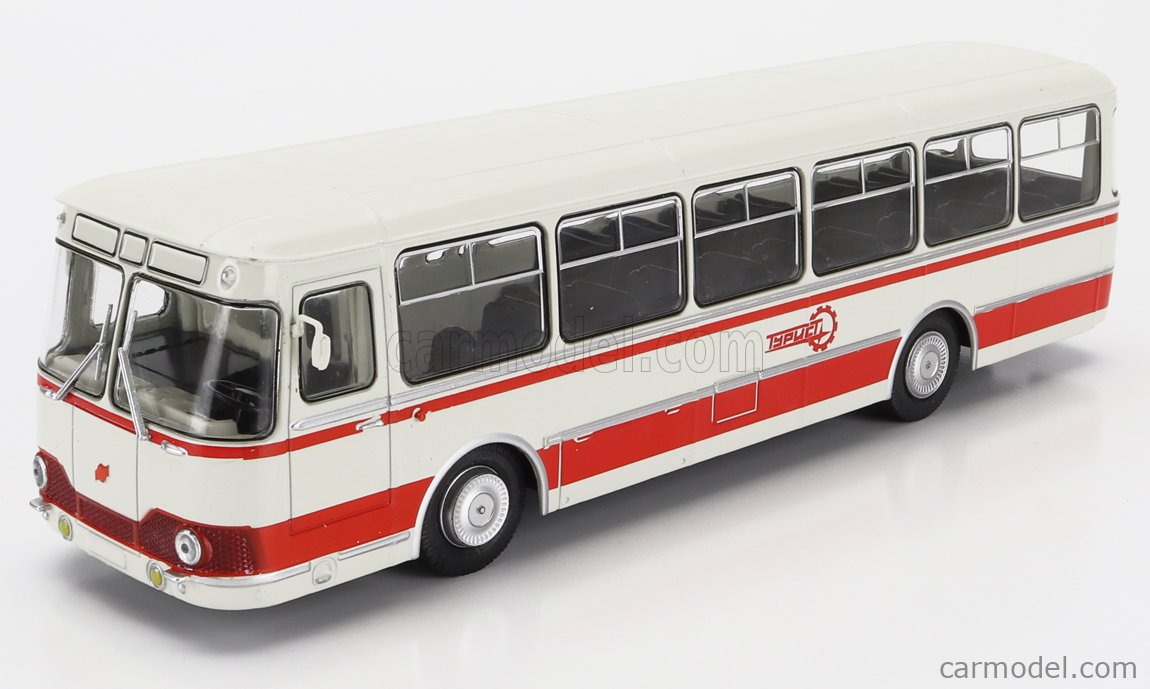 EDICOLA MDSBNo48 Scale 1/43 | LIAZ 677B AUTOBUS 1965 WHITE RED