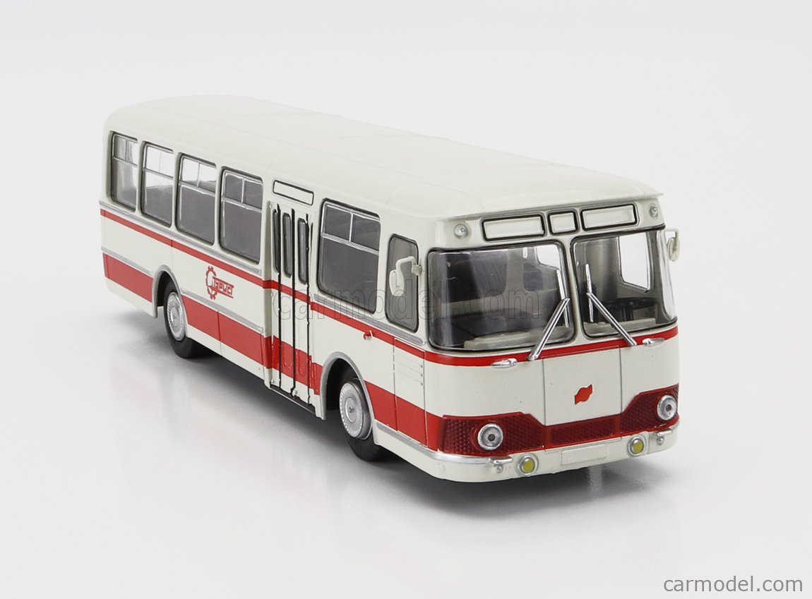 EDICOLA MDSBNo48 Scale 1/43 | LIAZ 677B AUTOBUS 1965 WHITE RED
