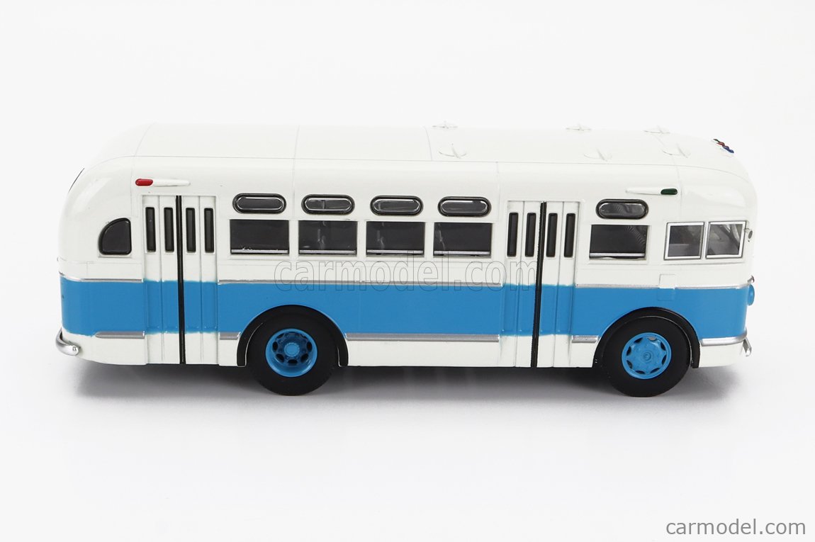 EDICOLA MDSBNo19 Scale 1/43 | ZIS 155 AUTOBUS 1951 WHITE LIGHT BLUE