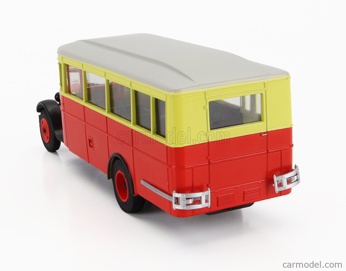 EDICOLA MDSBNo09 Scale 1/43 | ZIS 8 AUTOBUS 1947 RED YELLOW