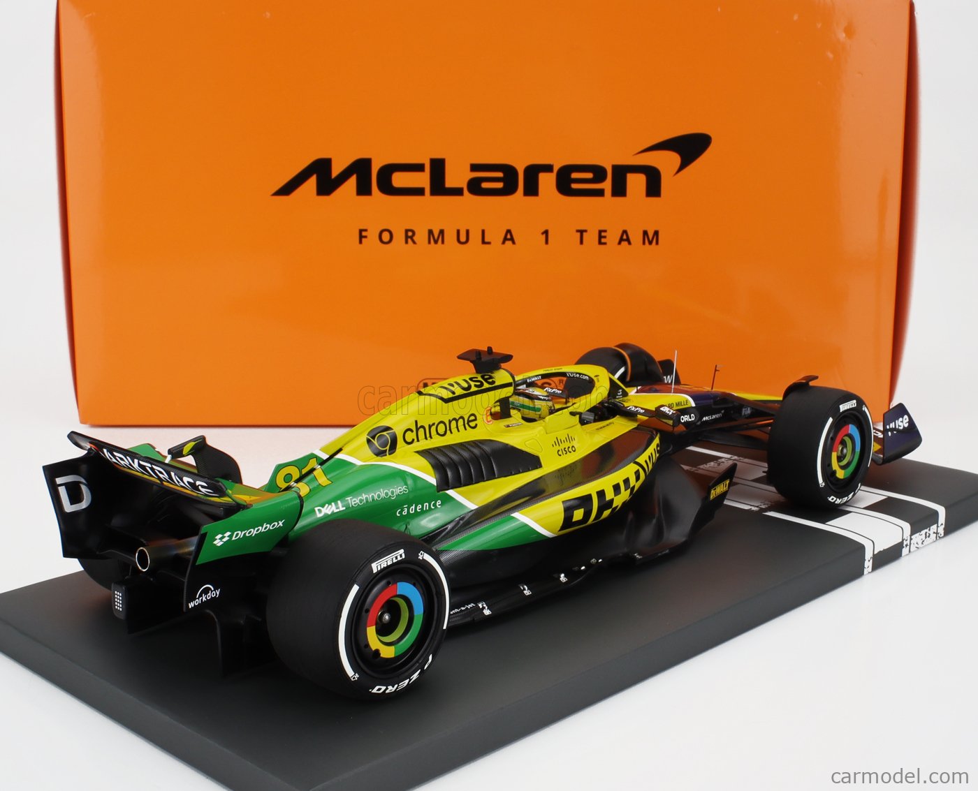 MINICHAMPS 537242681 Scale 1/18 | McLAREN F1 MCL38 TEAM MCLAREN N 81 ...