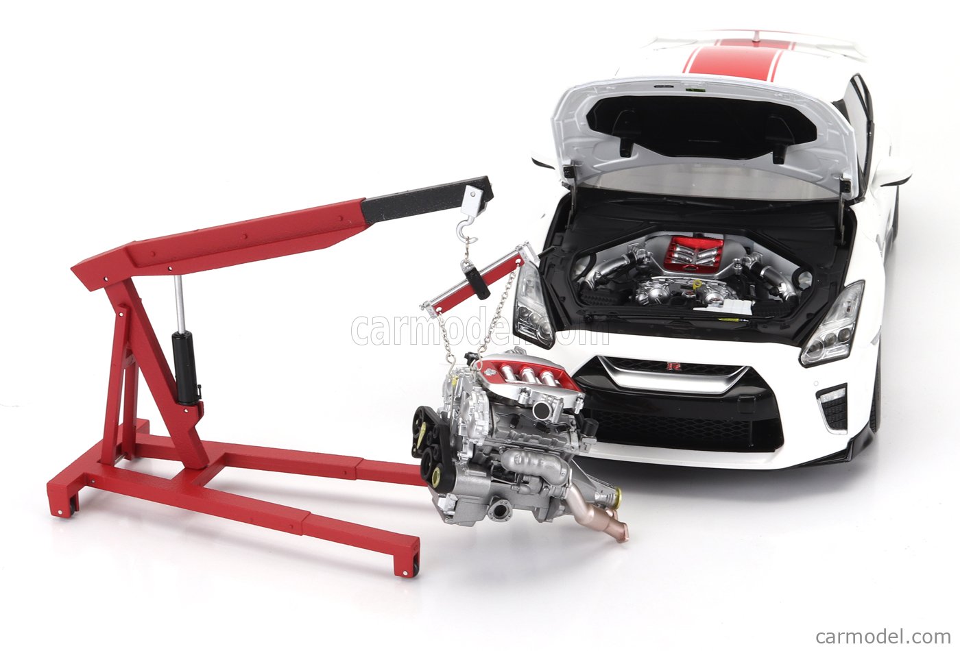 MOTORHELIX M83501 Scale 1/18 | NISSAN SKYLINE GT-R (R35) WITH ENGINE ...