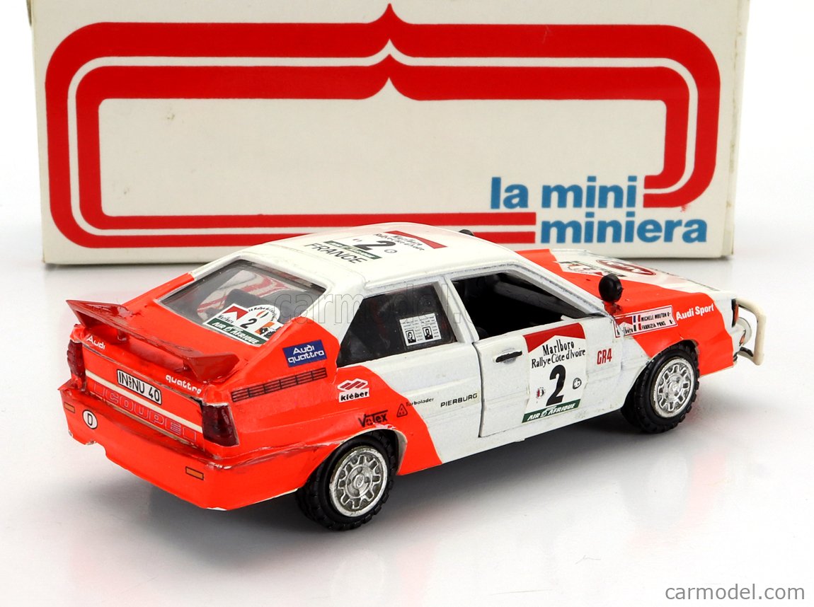 MINIMINIERA 1020 Scale 1/43 | AUDI QUATTRO SPORT MARLBORO N 2 RALLY ...