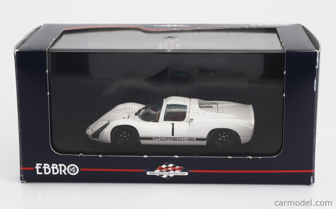 EBBRO EB43639 Escala 1/43 | PORSCHE 910 COUPE N 1 PRESS 1967 WHITE