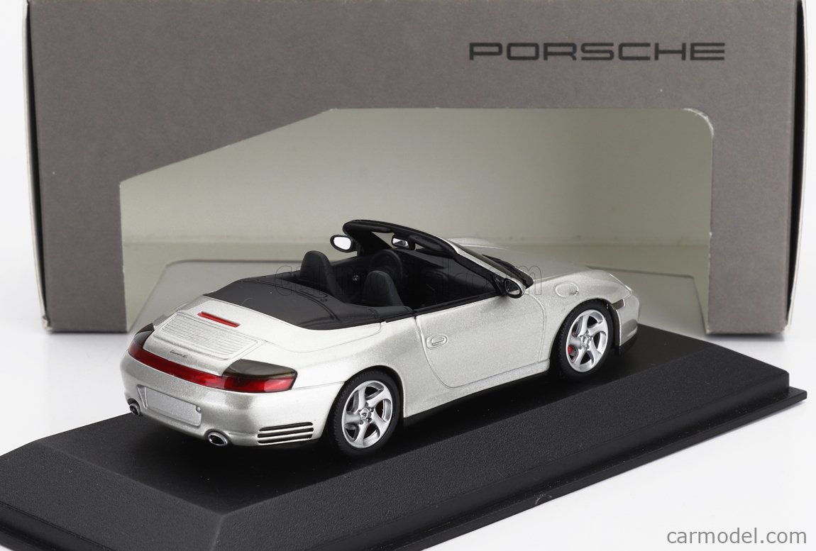 MINICHAMPS WAP02010014 Scale 1/43 | PORSCHE 911 996 4S CABRIOLET 2003 SILVER