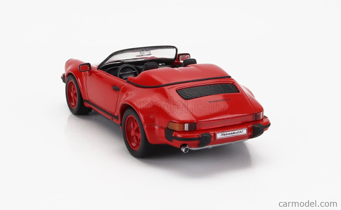 SCHUCO 35081 Scale 1/43 | PORSCHE 911 SPEEDSTER CABRIOLET OPEN 1989 RED