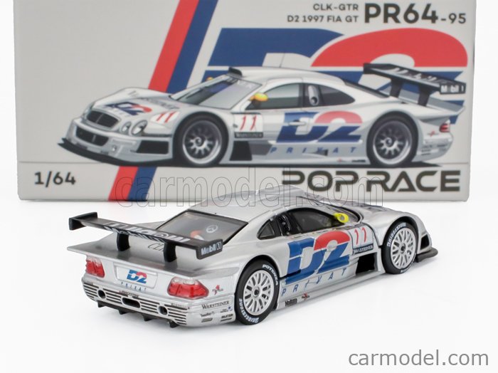 POP-RACE-LIMITED PR640095 Scale 1/64 | MERCEDES BENZ CLK-CLASS GTR 6.0L ...