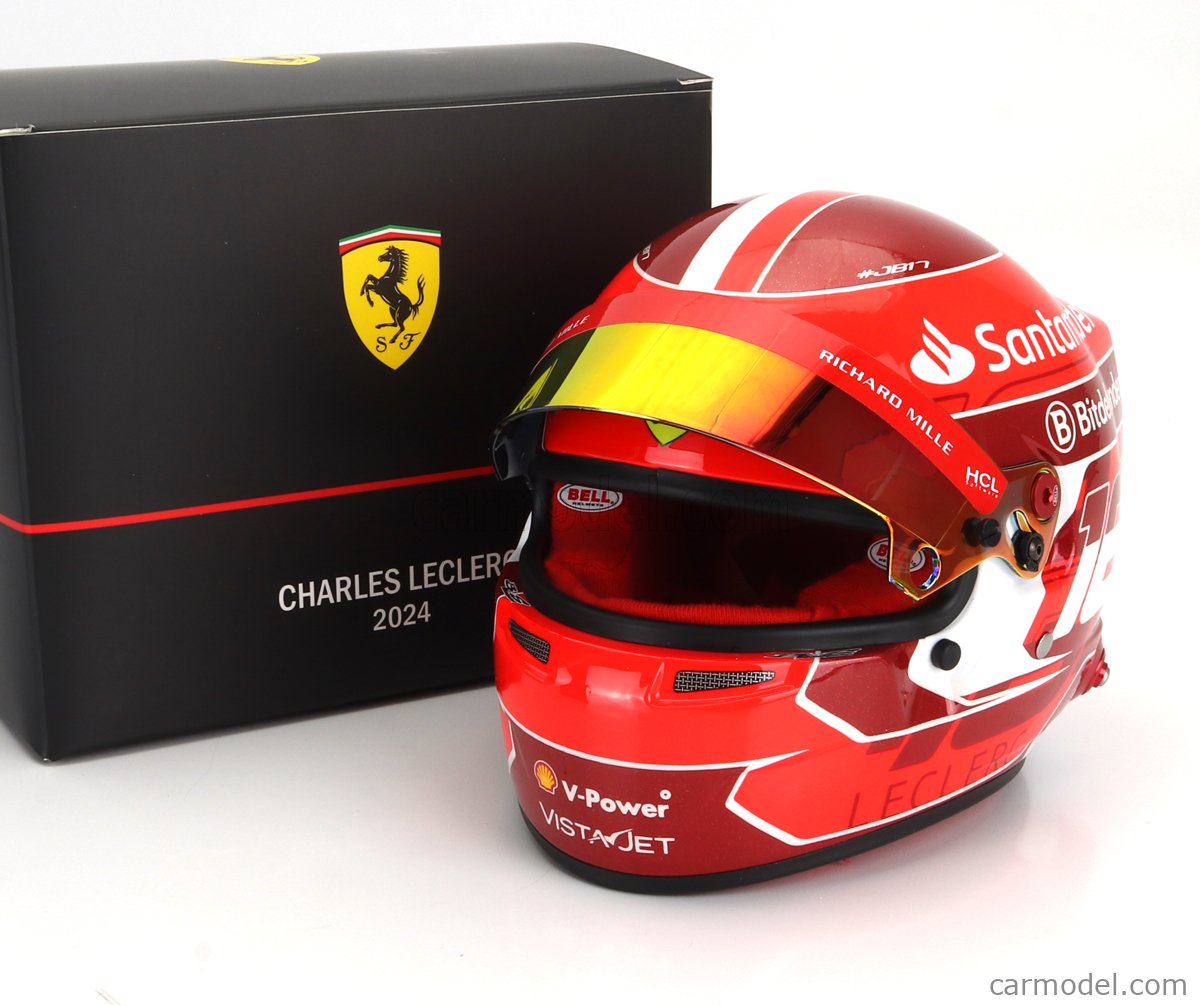 MINI HELMET 4100304 Escala 1/2 | BELL HELMET CASCO HELMET F1 CHARLES ...