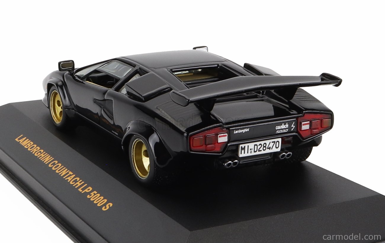 IXO-MODELS CLC017 Scale 1/43 | LAMBORGHINI COUNTACH LP5000S 1982 BLACK
