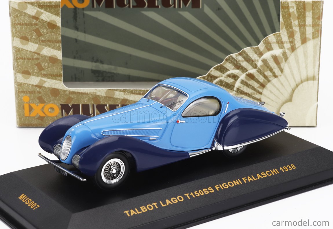 IXO-MODELS MUS007 Masstab: 1/43 | TALBOT LAGO T150SS FIGONI FALASCHI ...
