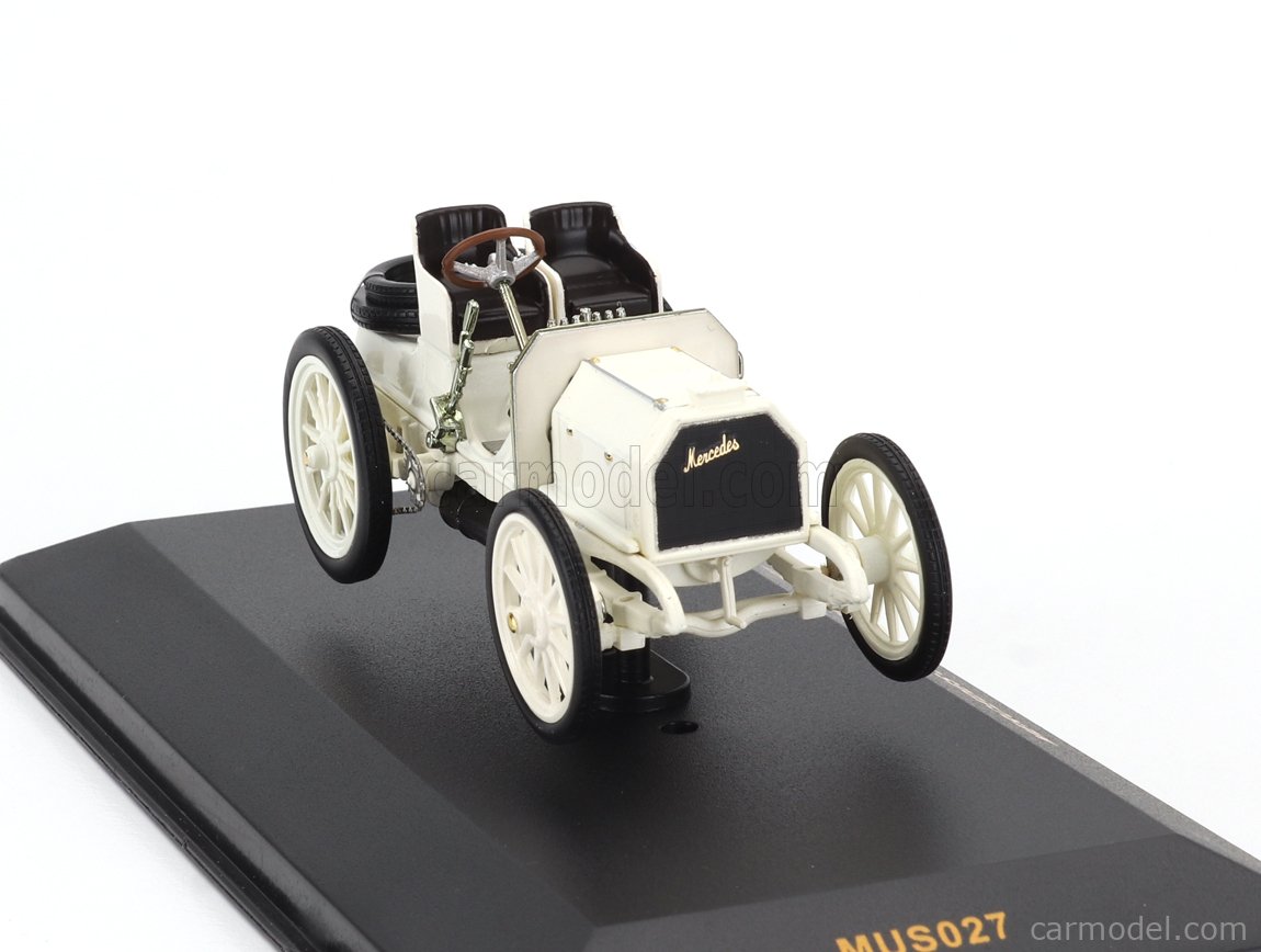 IXO-MODELS MUS027 Masstab: 1/43 | MERCEDES BENZ SIMPLEX 35HP 1901 WHITE
